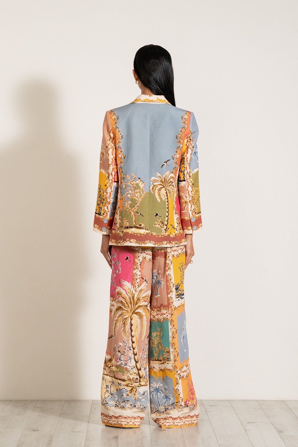 RANNA GILL presents Amara Knotch Collar Jacket available only at FEI