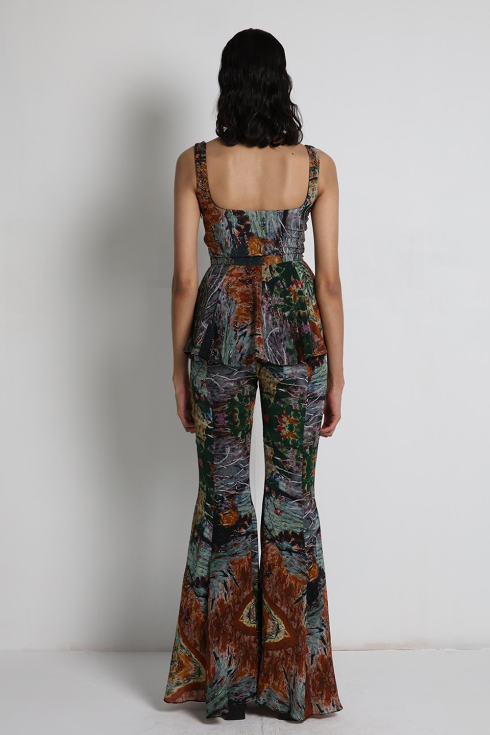 FORTY FOUR presents Flared Top with Flared Pants available only at FEI