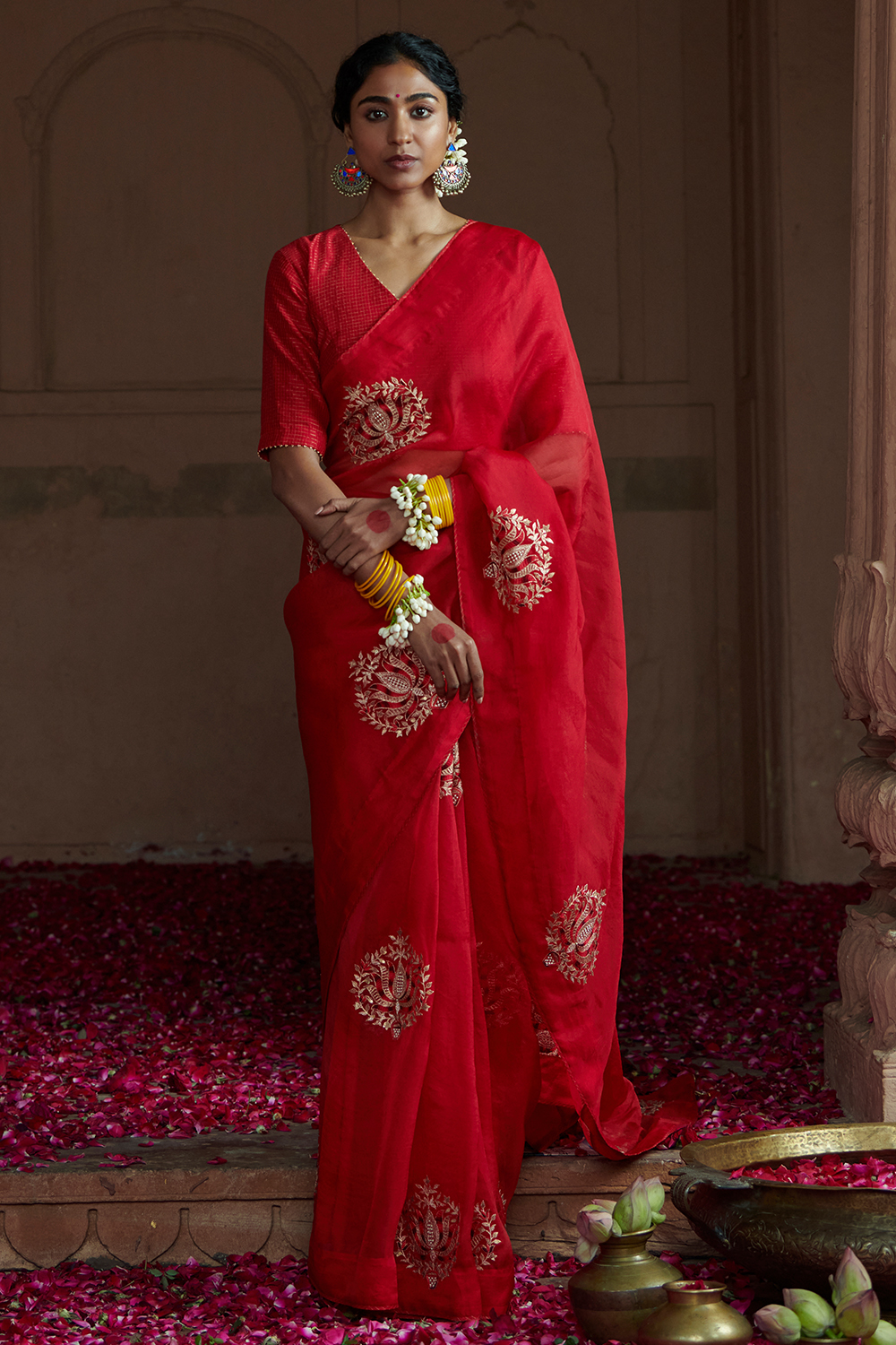 PINK CITY presents Lotus Saree exclusively available at FEI