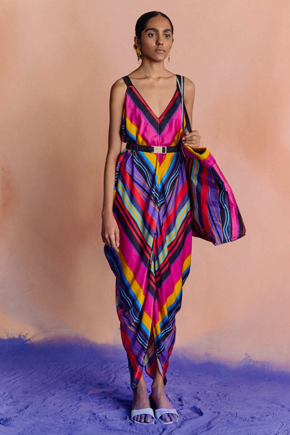 STUDIA RIGU presents Dhua Dhari Slip Dress exclusively at FEI