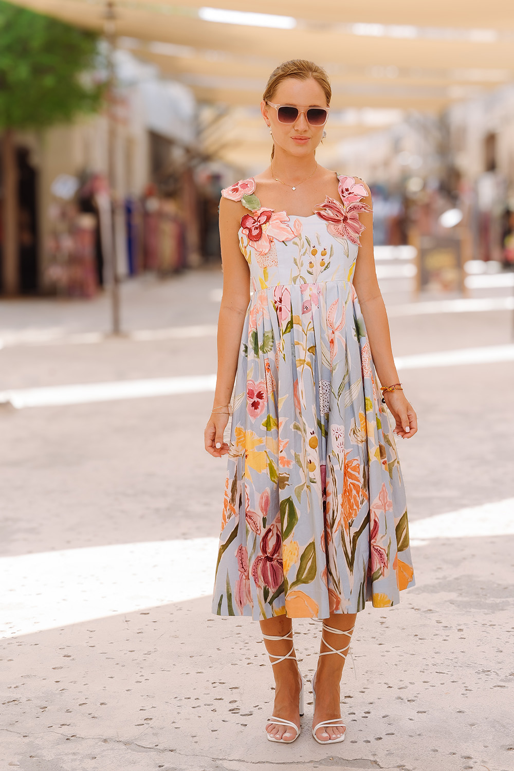 THITHILLI presents Crayon Canvas Dress available only at FEI